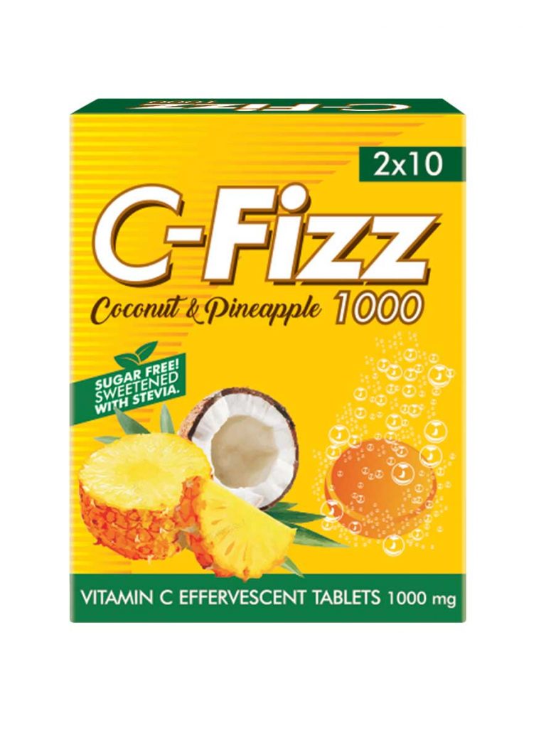 C-FIZZ VITAMIN C PINA-COLADA 10’s - Armstrong Health Care