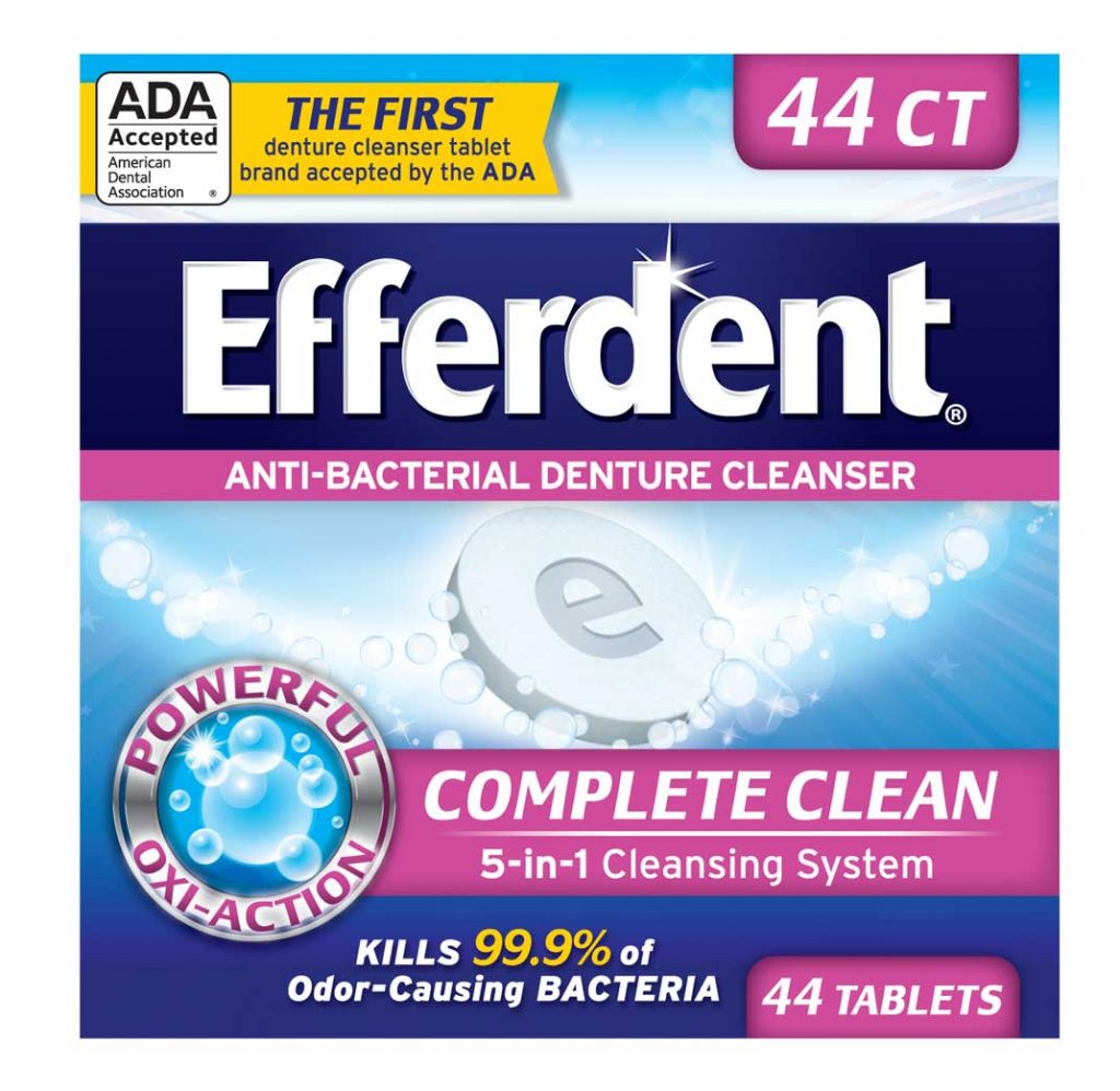 EFFERDENT COMPLETE CLEAN TABS 44’s - Armstrong Health Care